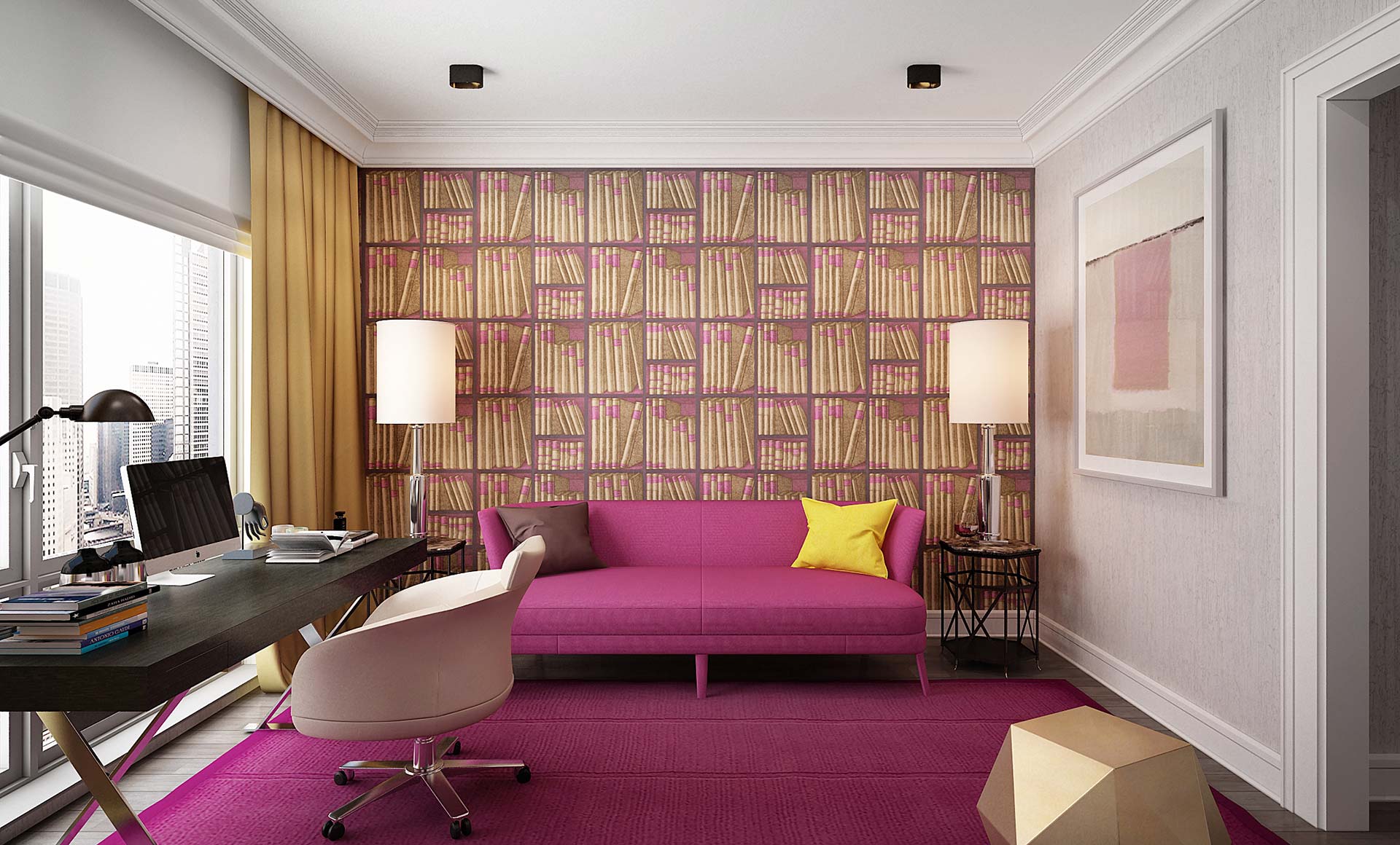 Home Office Designer | Luxury Interior Design Firm NY, Los Angeles, San ...